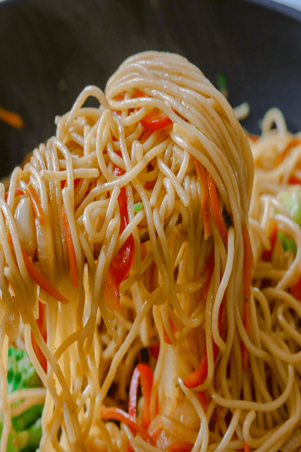 Vegetable Lo Mein Recipe {With Video} - Savory Thoughts