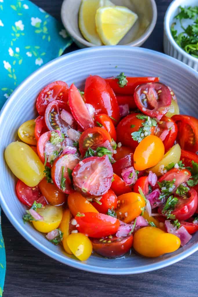 Marinated Tomatoes Recipe - Savory Thoughts