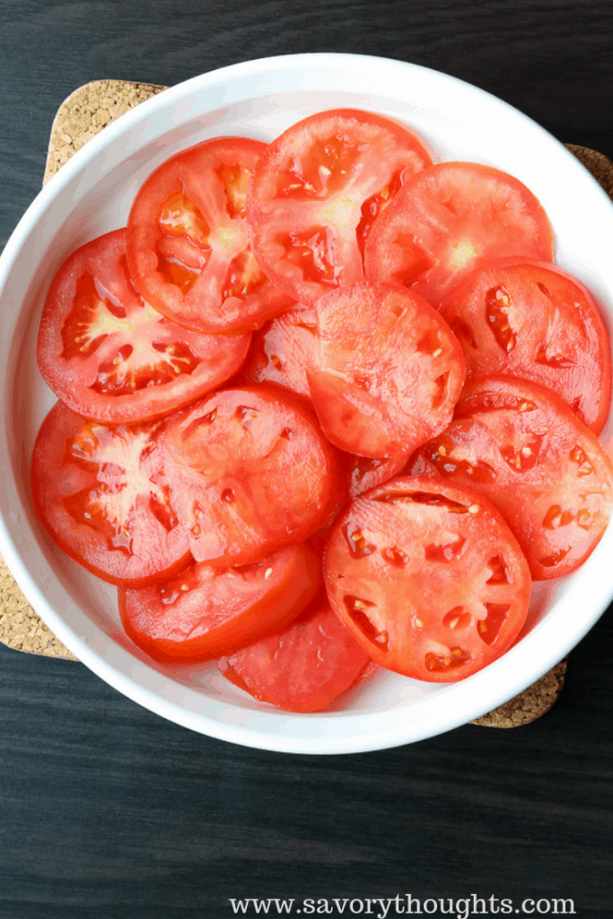 Marinated Tomatoes Recipe - Savory Thoughts