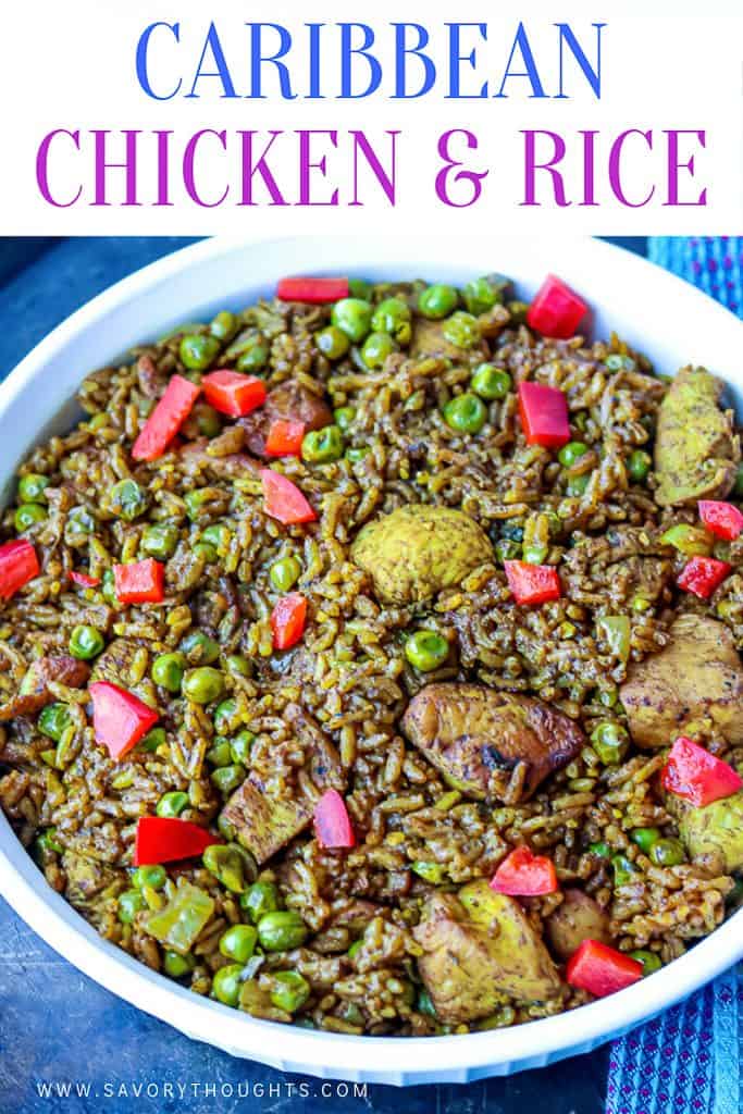 Caribbean Chicken And Rice Recipe Recipe Savory Thoughts