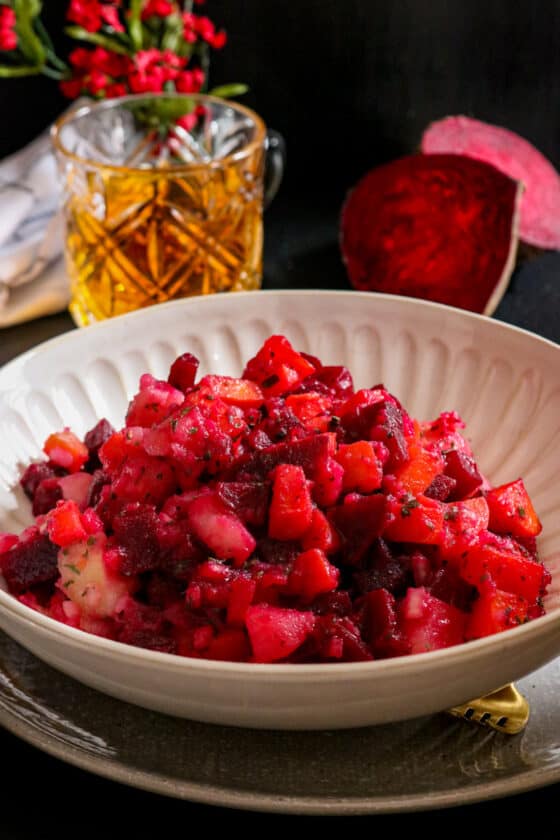 Salad Russe - Haitian Beet Salad - Savory Thoughts