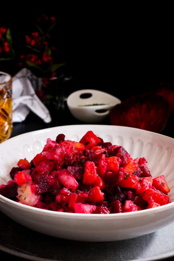 Salad Russe - Haitian Beet Salad - Savory Thoughts