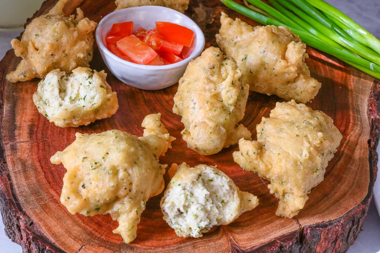 Haitian Marinade - Fried Fritters - Savory Thoughts