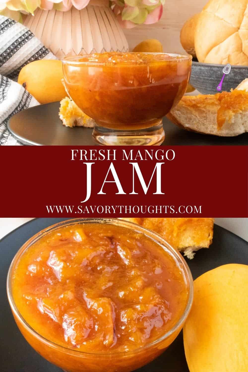 Homemade Mango Jam Recipe - Savory Thoughts