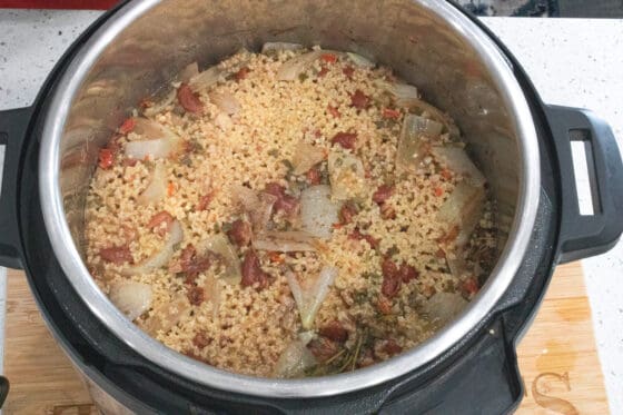 Instant Pot Millet {Haitian Pitimi} - Savory Thoughts