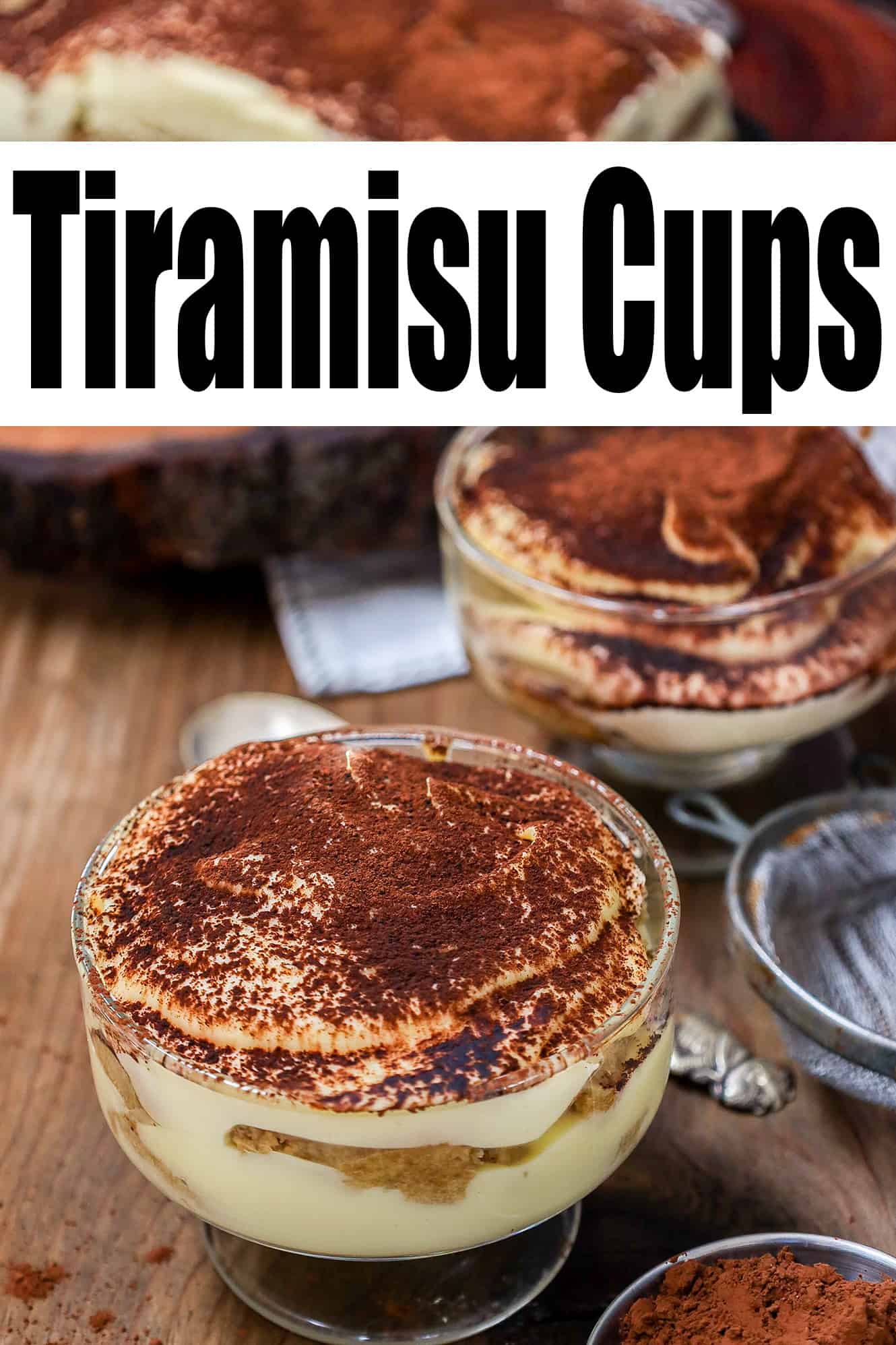 Classic Tiramisu Cups - Savory Thoughts