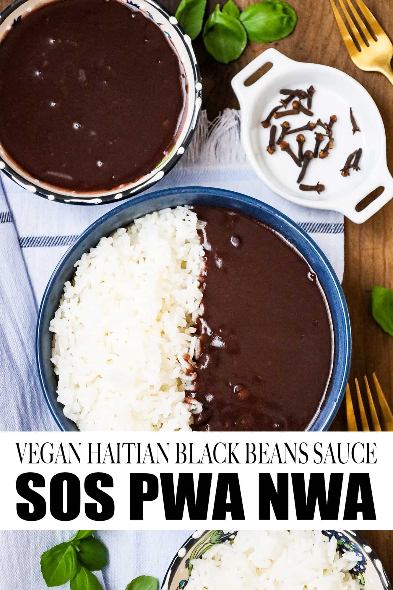 Vegan Sos Pwa Nwa - Savory Thoughts