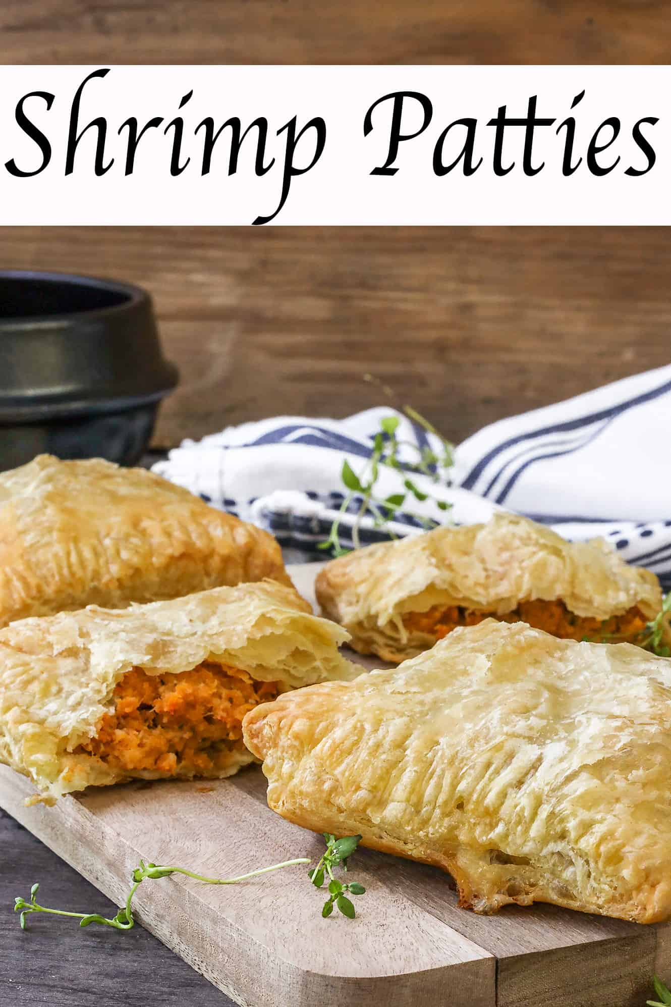 Shrimp Patties (Puff Pastry Meat Patty) - Savory Thoughts