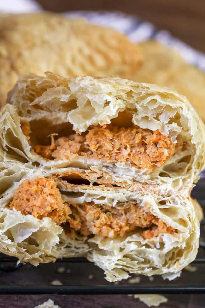 Shrimp Patties (Puff Pastry Meat Patty) - Savory Thoughts