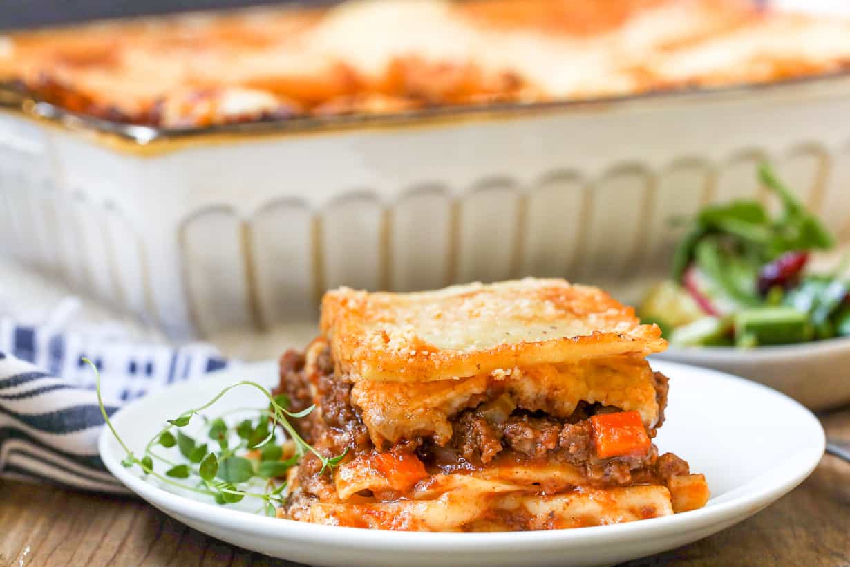 Lasagna With Béchamel - Savory Thoughts