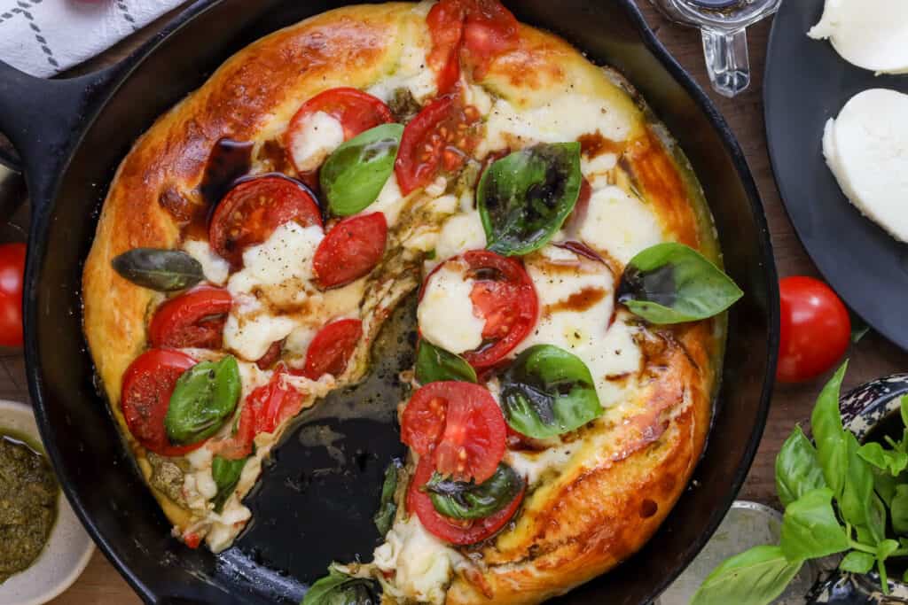 Homemade Caprese Pizza - Savory Thoughts