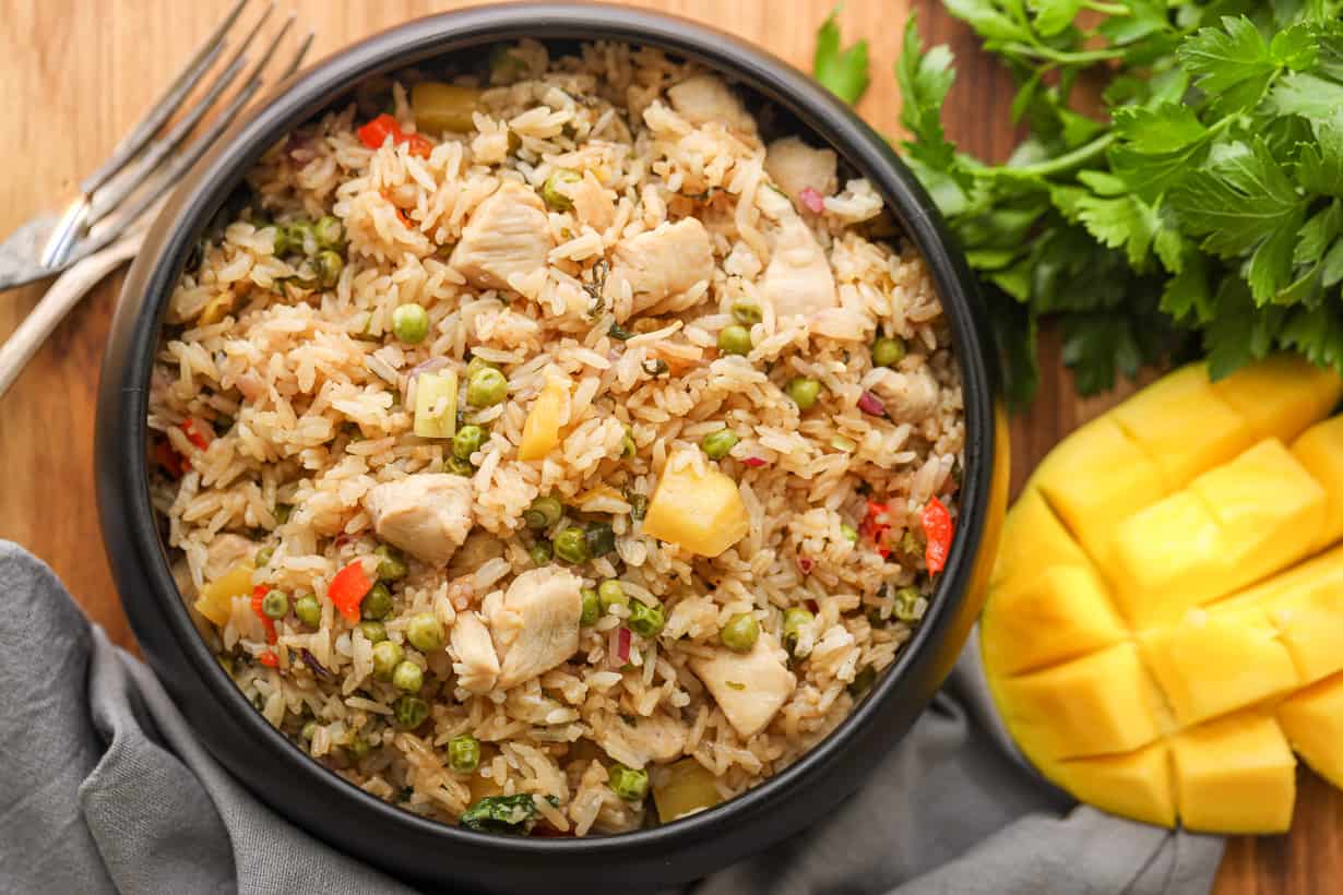 Mango Fried Rice - Savory Thoughts