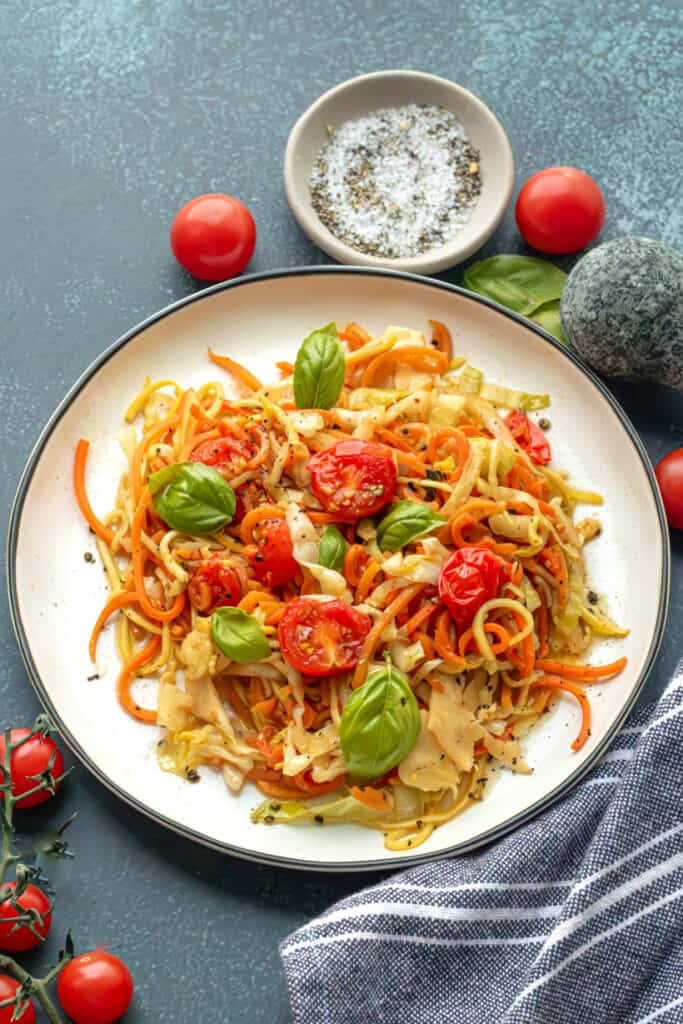 Healthy Veggie Spaghetti - Savory Thoughts