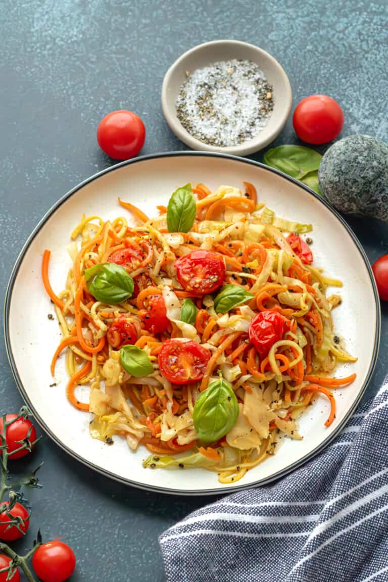Healthy Veggie Spaghetti - Savory Thoughts