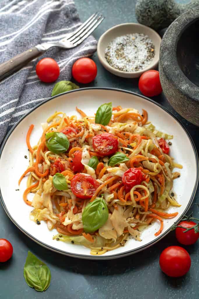 Healthy Veggie Spaghetti - Savory Thoughts
