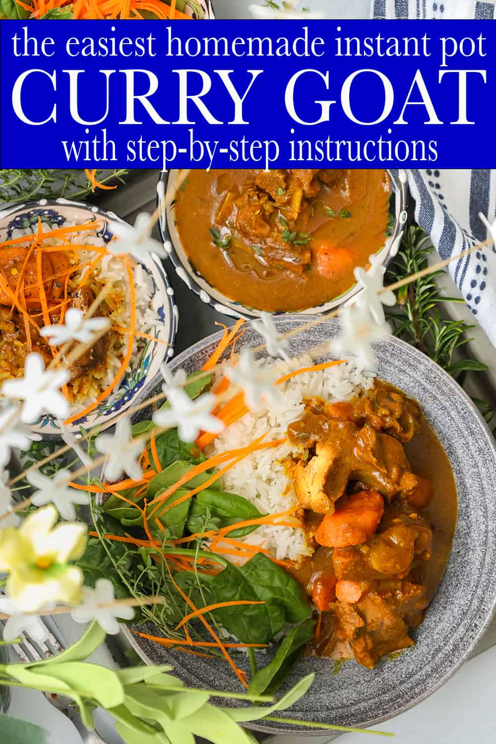 Instant Pot Curry Goat Recipe - Savory Thoughts