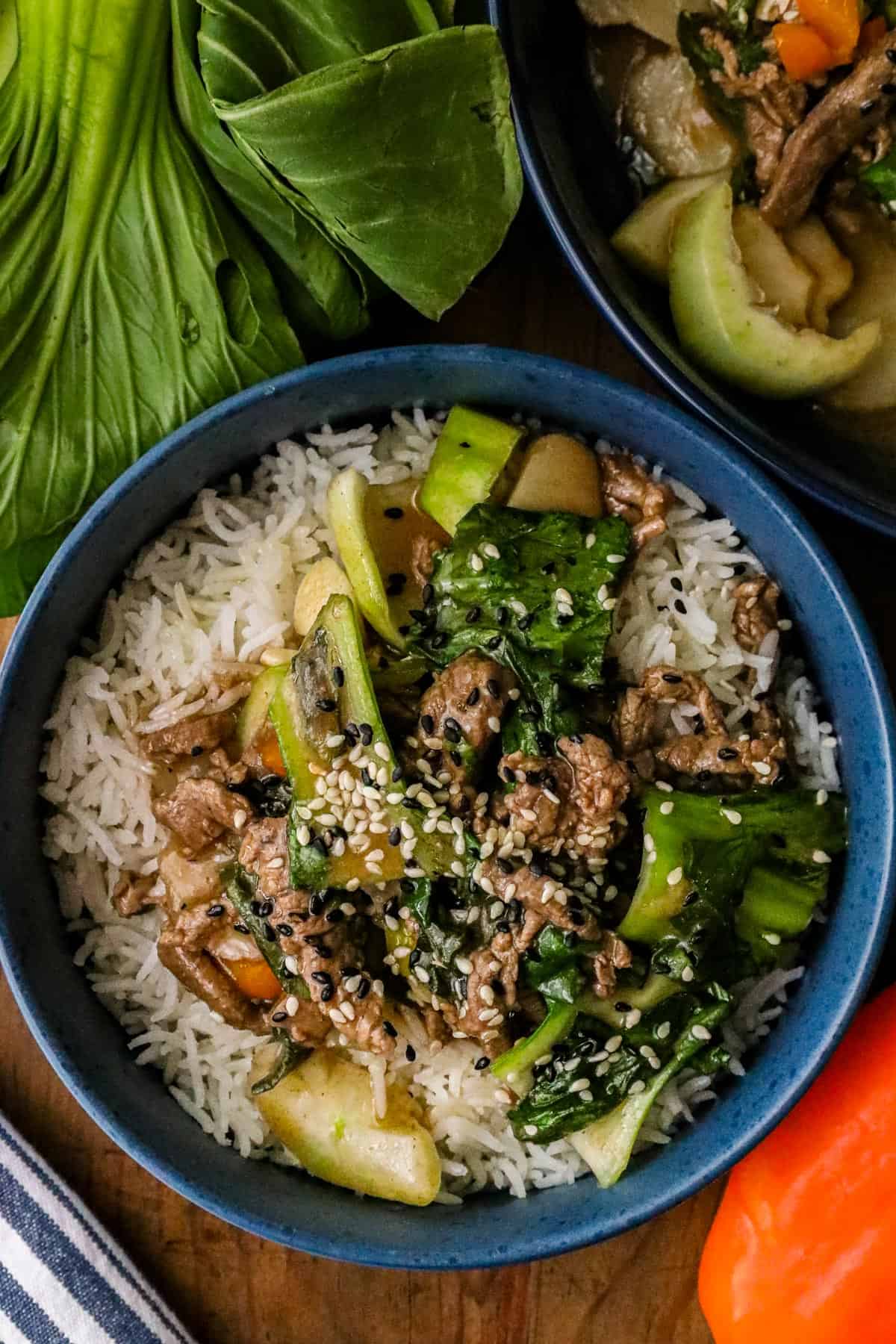 Beef Bok Choy Stir Fry - Savory Thoughts