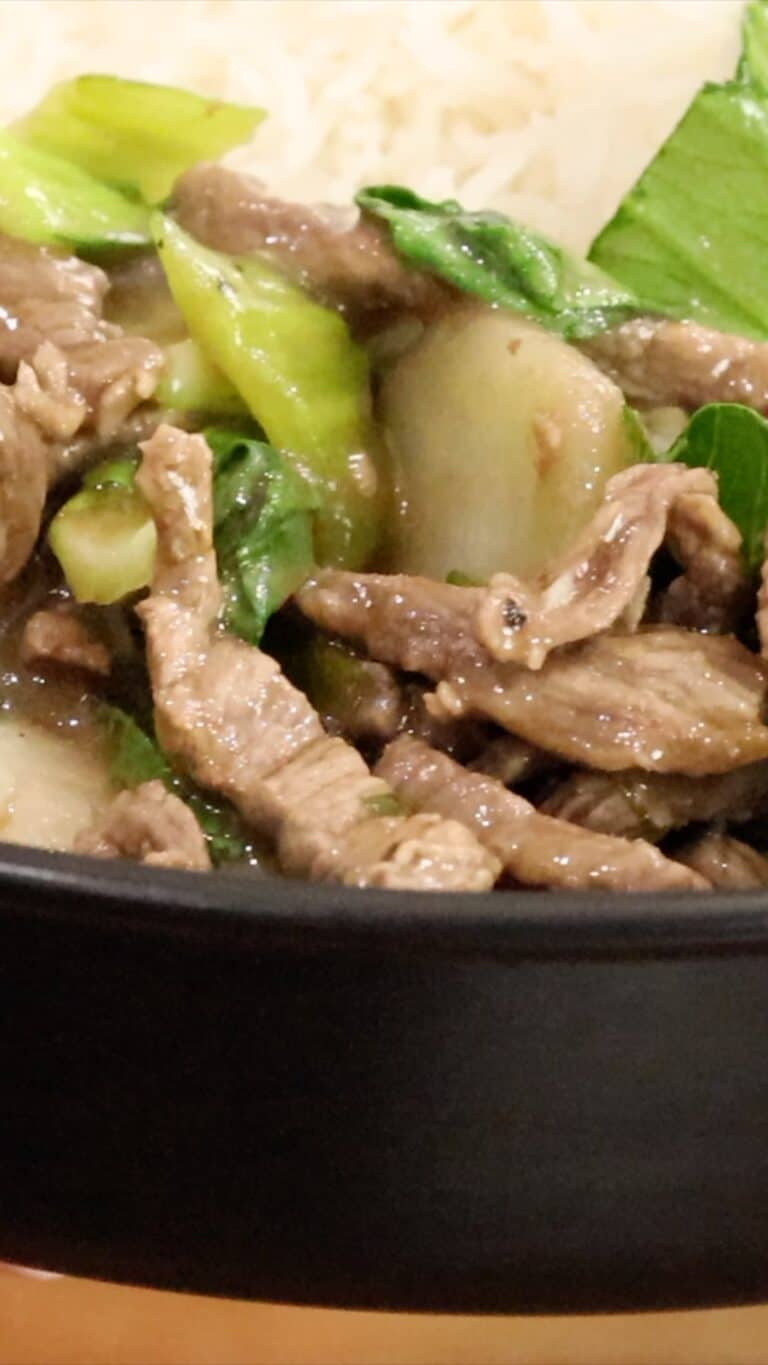 Beef Bok Choy Stir Fry - Savory Thoughts