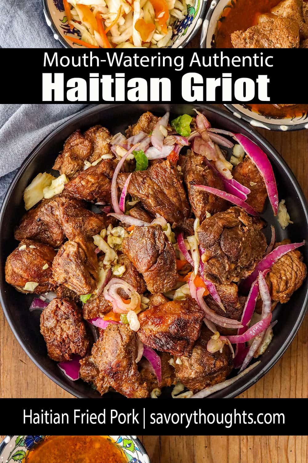 Authentic Haitian Griot Recipe (Fried Pork Shoulder) - Savory Thoughts