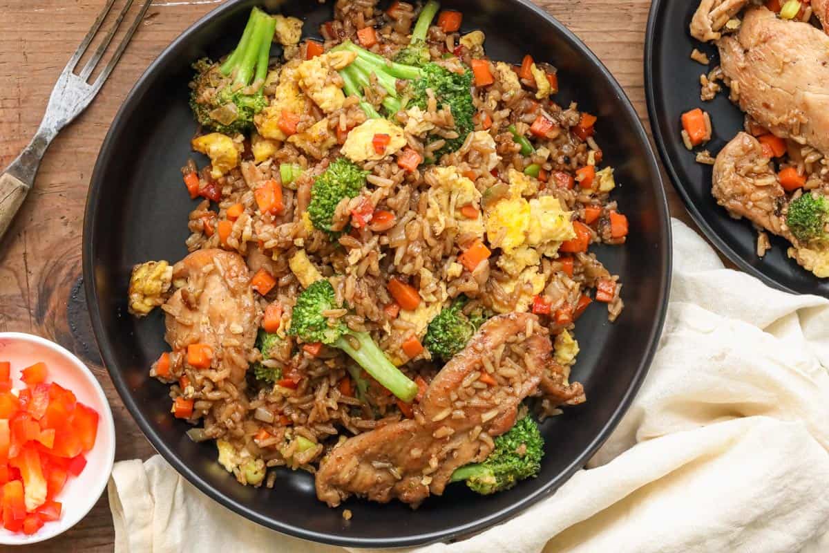 Diri Djon Djon Fri (Fried Haitian Black Rice) - Savory Thoughts