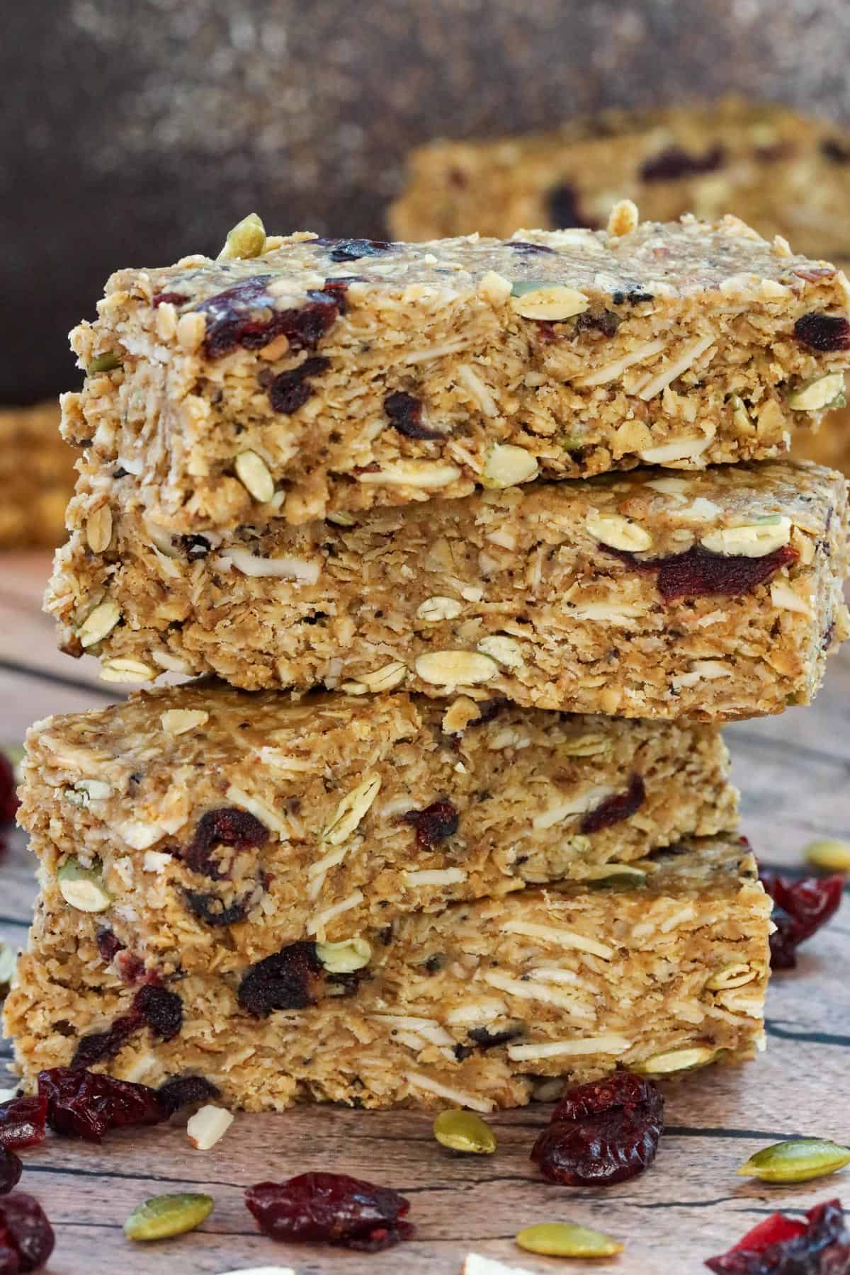 Soft Chewy Granola Bars - Savory Thoughts