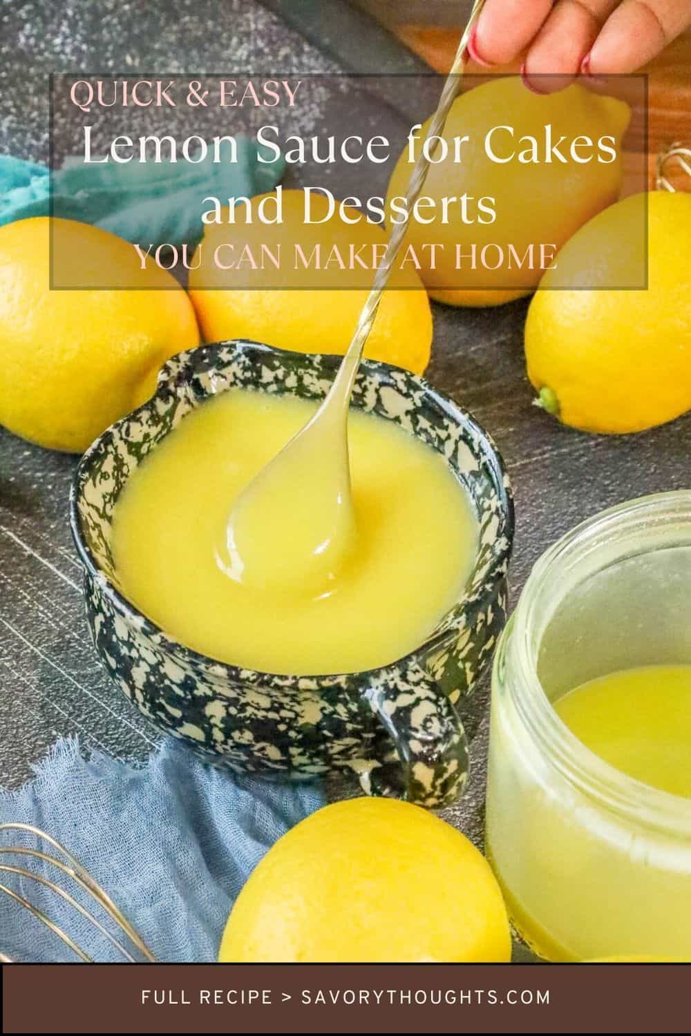 Lemon Sauce Recipe - Savory Thoughts